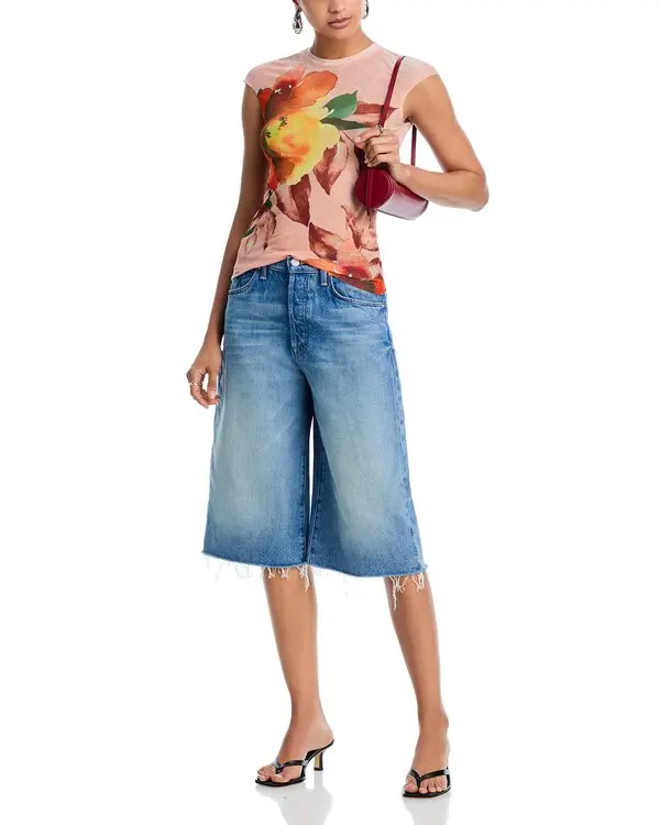 AFRM Nina Mesh Top - Snake Bloom