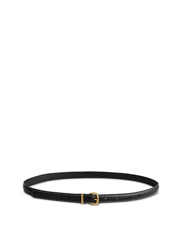Madewell Essentials Skinny Belt - True Black