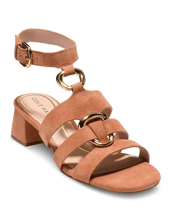 Cole Haan Lyanna Sandal - Dark Caramel Suede