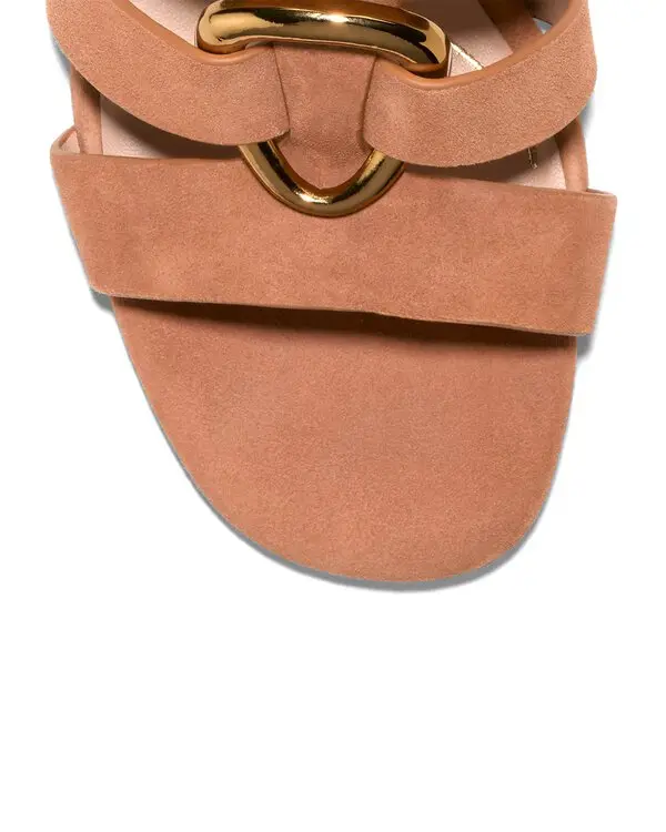 Cole Haan Lyanna Sandal - Dark Caramel Suede