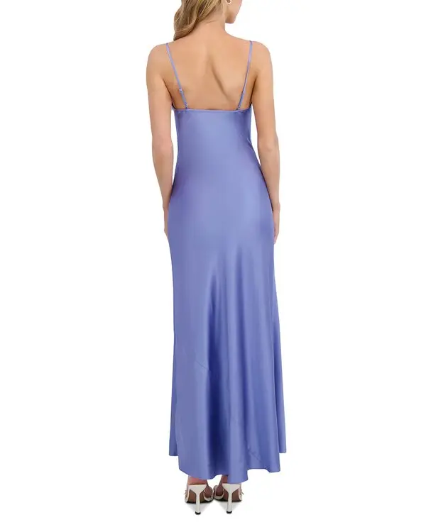Ted Baker London Draped Maxi Slip Dress - Hydrangea