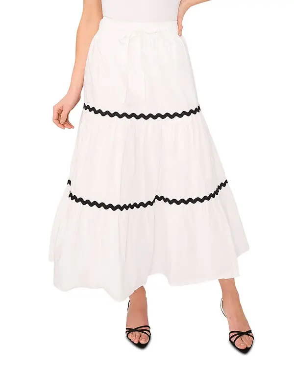CECE DUPRAZ Tiered Cotton Skirt