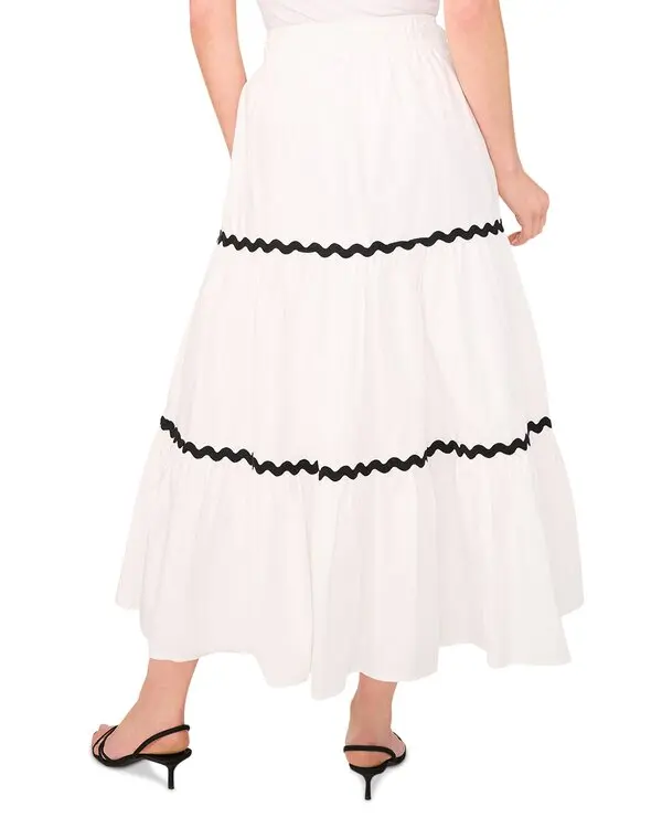 CECE DUPRAZ Tiered Cotton Skirt