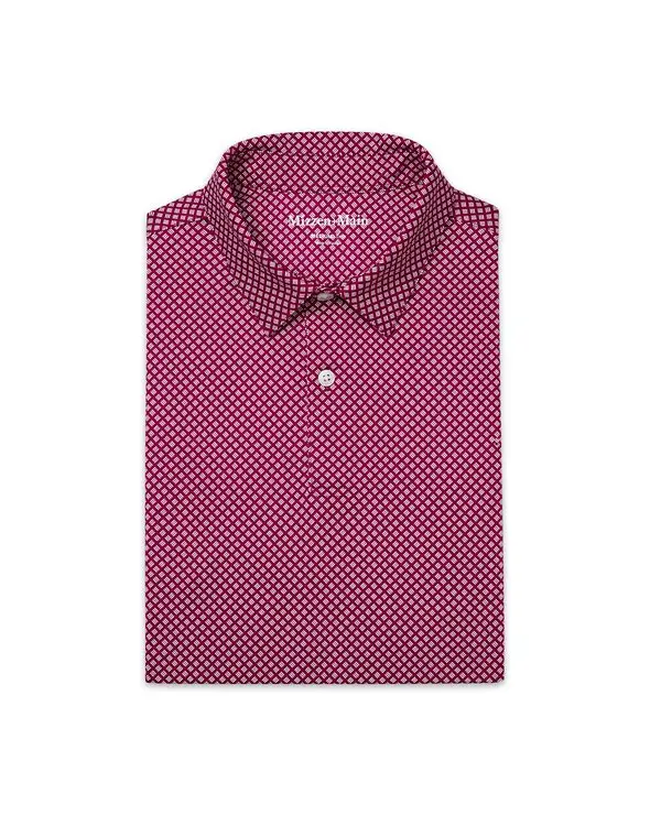 Mizzen+main Halyard Short Sleeve Polo - Dark Pink