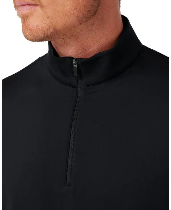 Mizzen+main Highland Quarter Zip - Black