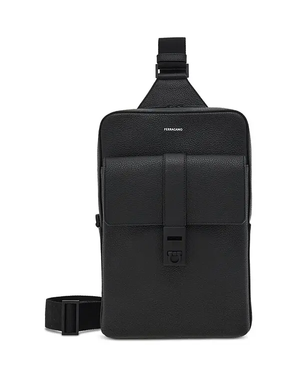 FERRAGAMO Twins Crossbody Bag - Nero
