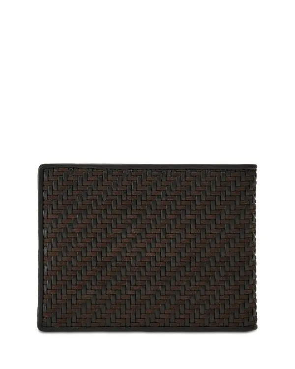 FERRAGAMO Gancio Woven Cardholder