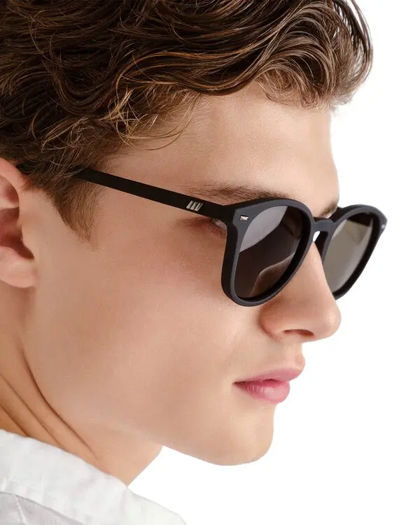 Le Specs Bandwagon 51mm Round Frame Sunglasses