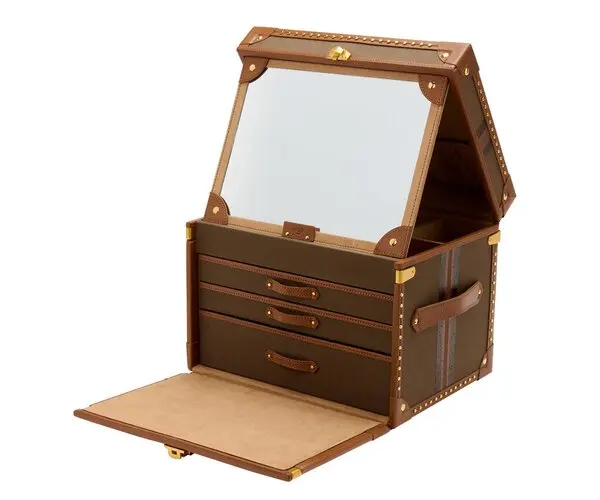Wolf Ida Trunk Jewellery Box - Khakl
