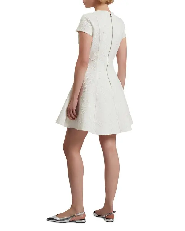 Ted Baker London Embroidered Ponte Mini Skater Dress