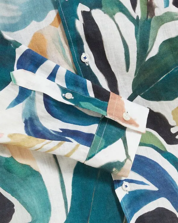 Ted Baker London Rogersy Relaxed Fit Tropical Floral Shirt
