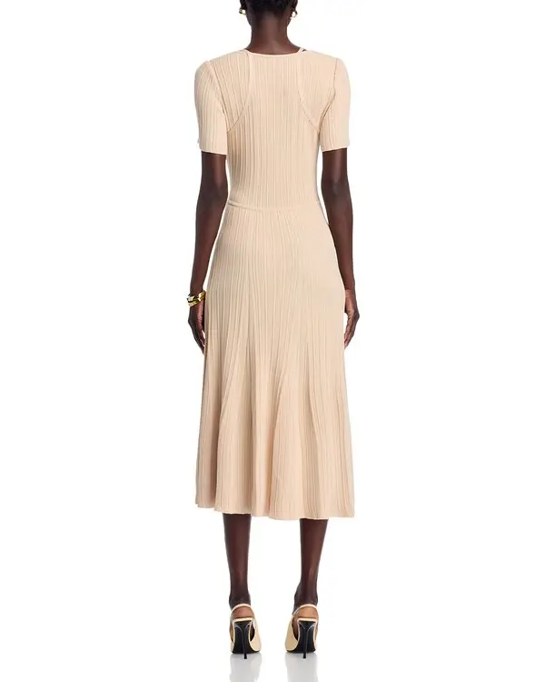 Misook Knit Fit And Flare Dress