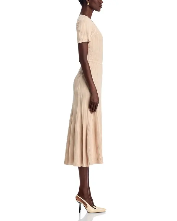 Misook Knit Fit And Flare Dress
