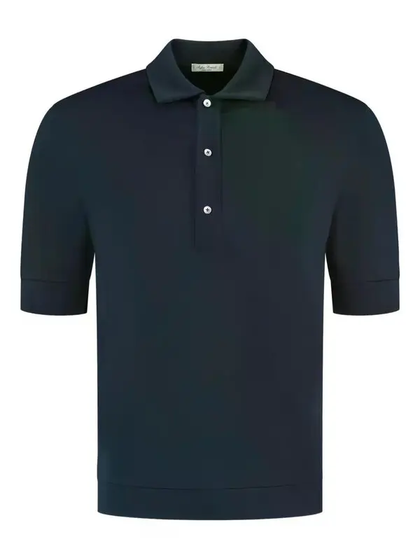 STEFAN BRANDT Pima Cotton Polo Shirt - Blue