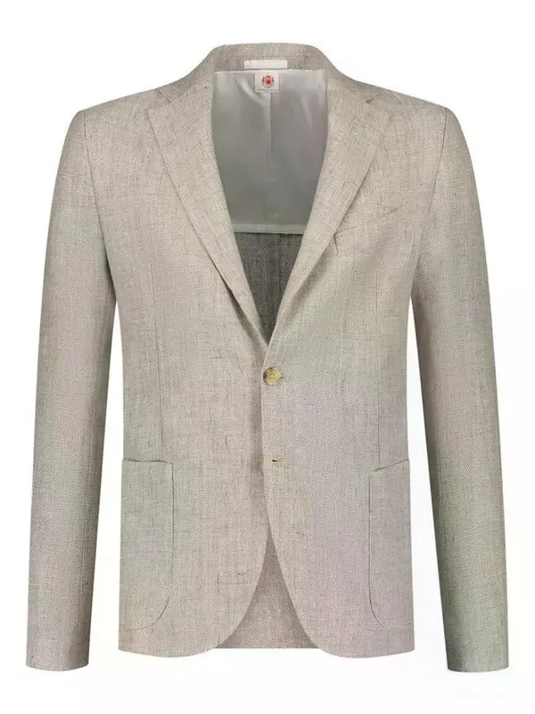 LUIGI BORRELLI Single-breasted Blazer - Neutrals