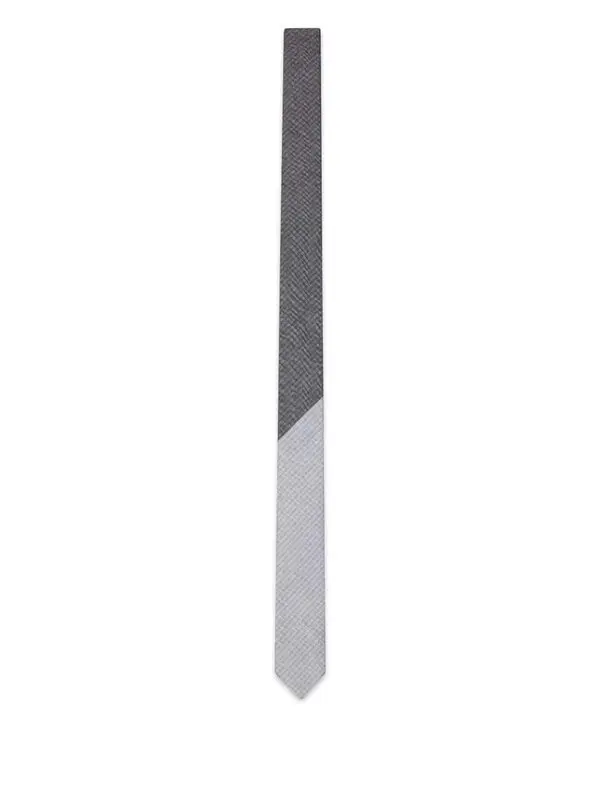 Thom Browne University Stripe Necktie - Grey