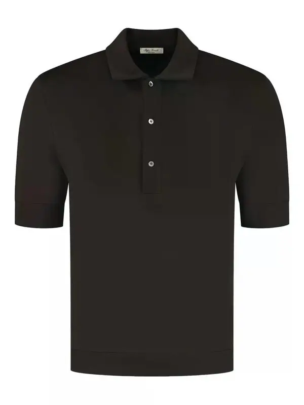 STEFAN BRANDT Cotton Polo Shirt - Brown