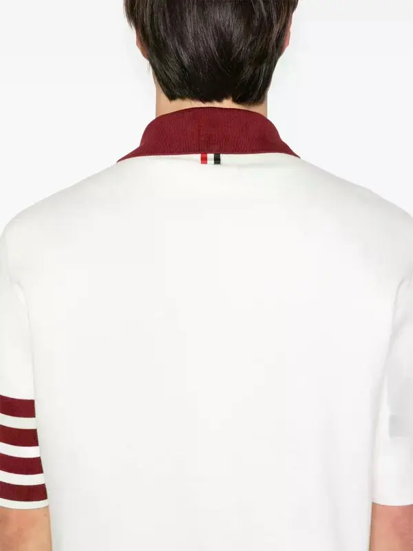 Thom Browne 4-bar Striped Polo Shirt
