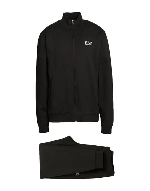EA7 Tracksuit Size Cotton, Elastane - Black