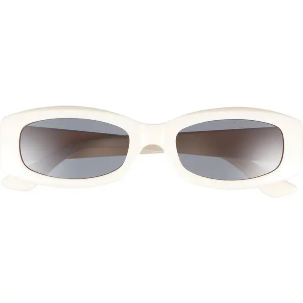 Bp. Slim Rectangle Sunglasses - Ivory