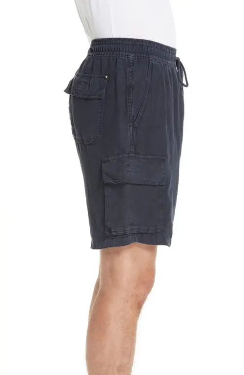 Vilebrequin Linen Cargo Bermuda Shorts - Blue