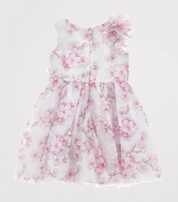 Monnalisa Tulle Flower Dress
