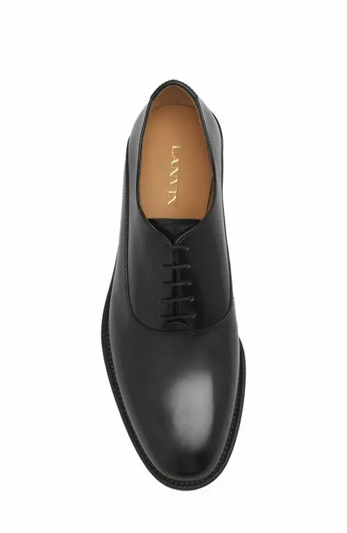 LANVIN Signature Leather Oxford Shoes