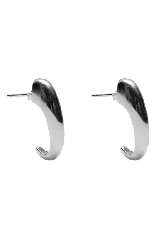Argento Vivo Hoop Earrings - Silver