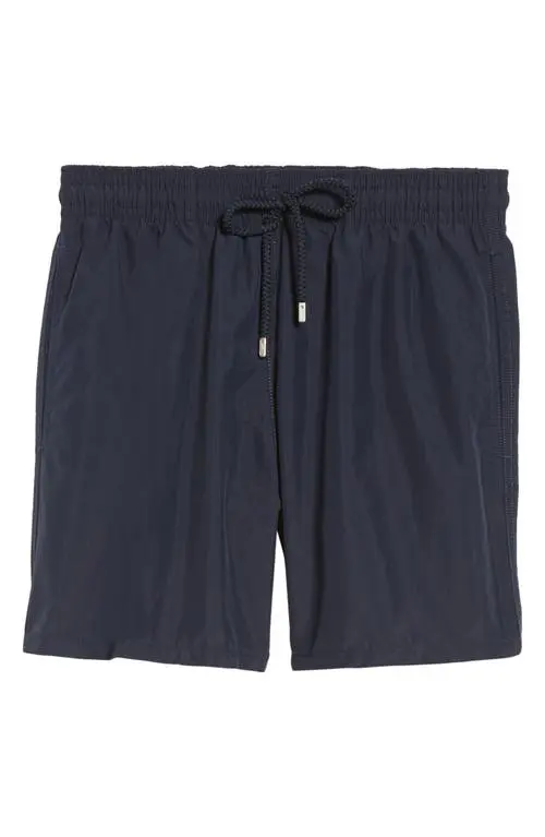 Vilebrequin Moorea Solid Swim Trunks - Navy
