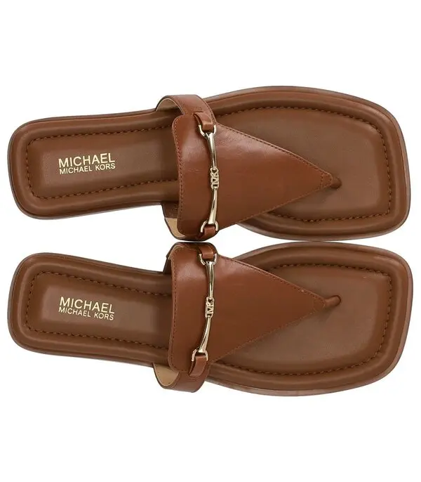 Michael Kors Lena Thong Sandal - Brown