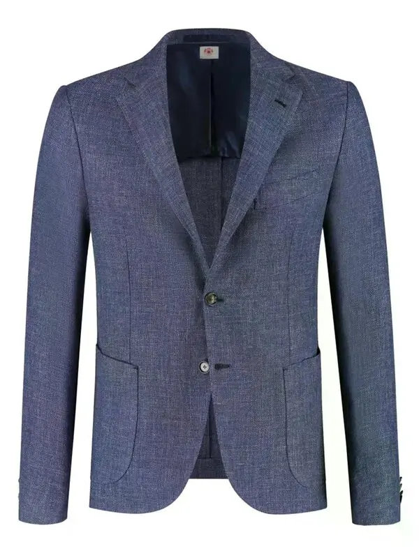 LUIGI BORRELLI Single-breasted Blazer - Blue