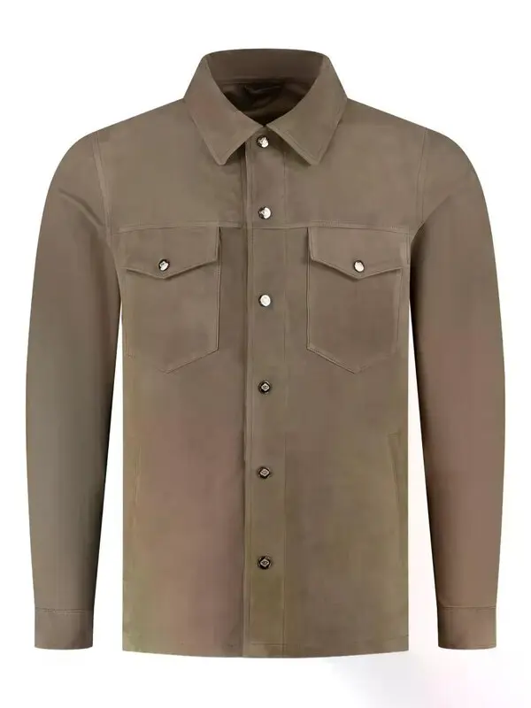 LUIGI BORRELLI Long-sleeved Shirt Jacket