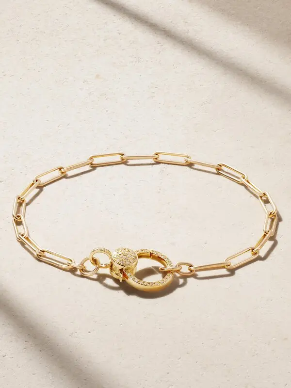 Ileana Makri 14-karat Link Bracelet - Gold