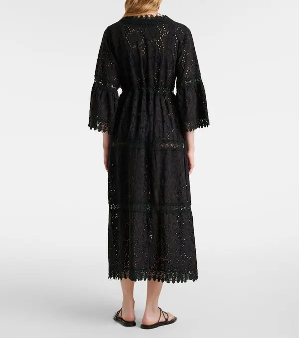 Melissa Odabash Robbie Cotton Lace Kaftan
