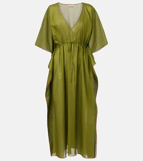 ERES Voilier Cotton Kaftan - Green