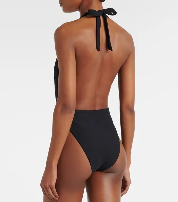 SAME Floral-appliqué Swimsuit