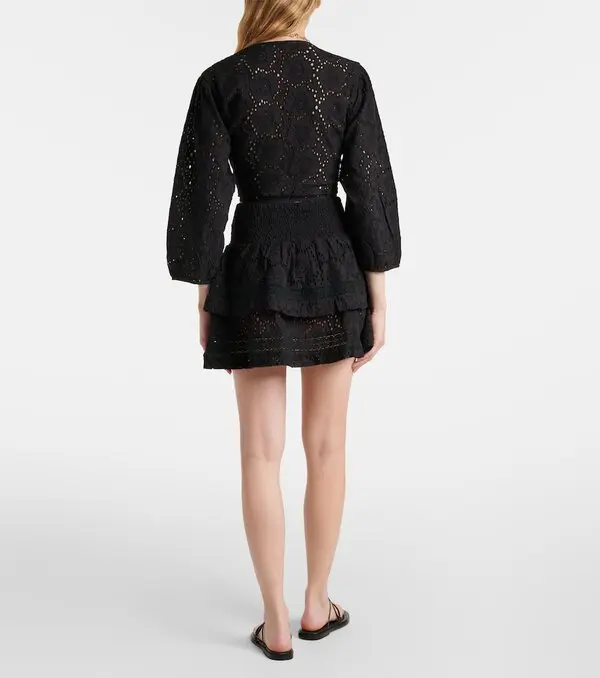 Melissa Odabash Pia Cotton Lace Top