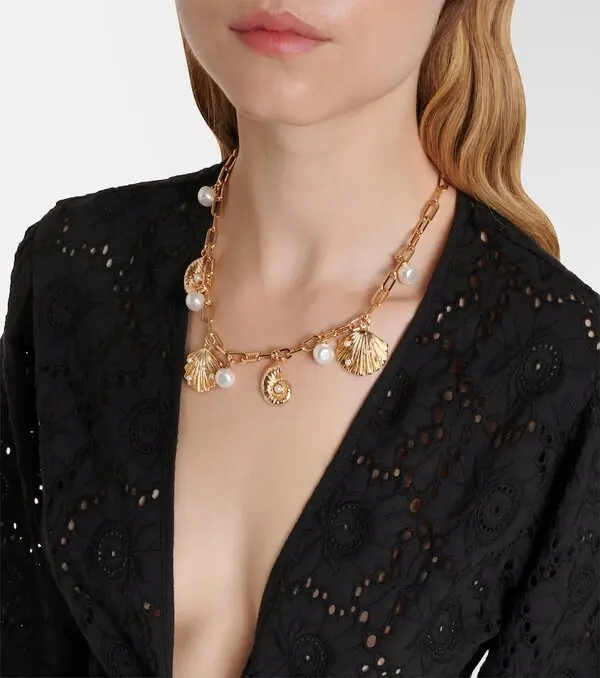Melissa Odabash Pia Cotton Lace Top