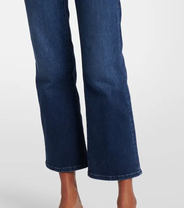 FRAME Reboot Crop High-rise Bootcut Jeans