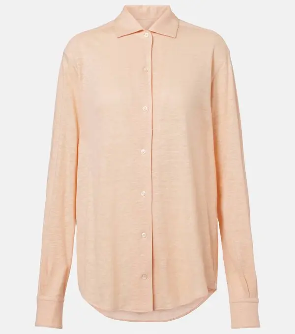 Loro Piana André Linen Jersey Shirt