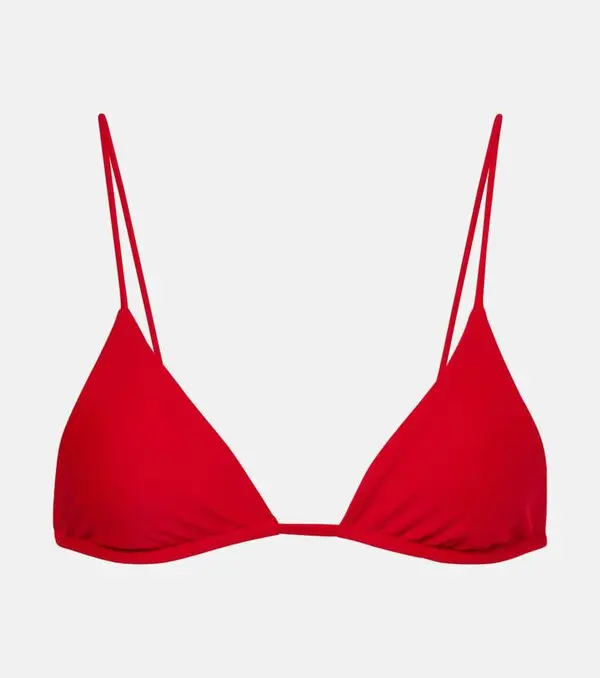 Jade Swim Via Bikini Top - Red