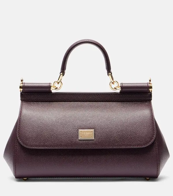Dolce & Gabbana Sicily Small Leather Tote