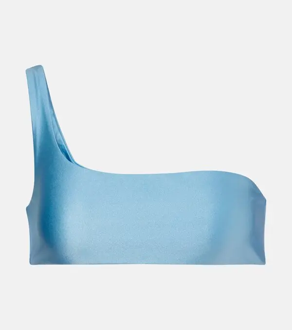 Jade Swim Eliza One-shoulder Bikini Top - Blue