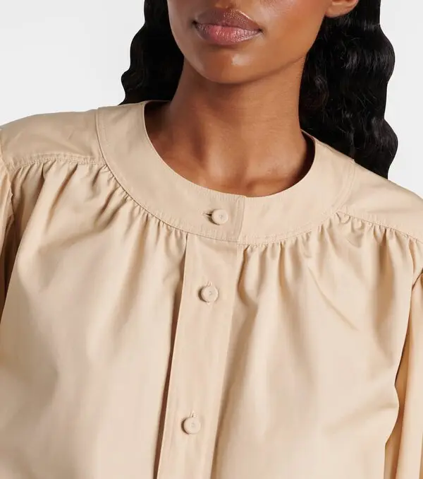 Loro Piana Hailey Cotton Blouse
