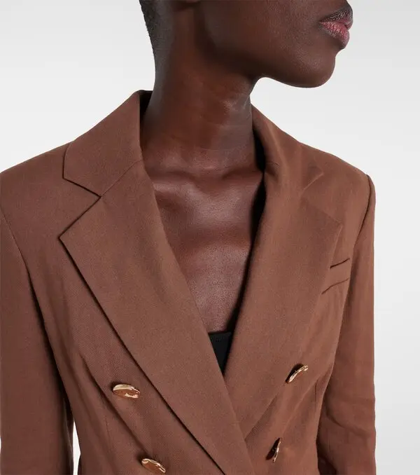 Veronica Beard Elle Dickey Linen-blend Blazer