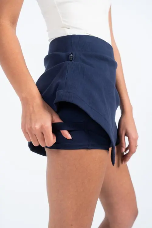 SIERRA MADRE GOLF All Square Skort - Navy