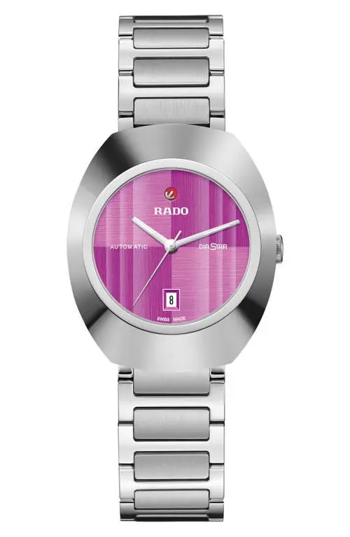 RADO Diastar Original Automatic Bracelet Watch - Pink