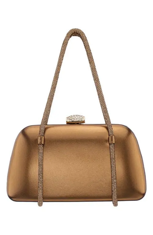 Nina Camara Frame Clutch - Bronze
