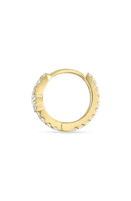 MARIA TASH Diamond Star Eternity Single Clicker Hoop Earring - 18k Yellow Gold/ Diamond
