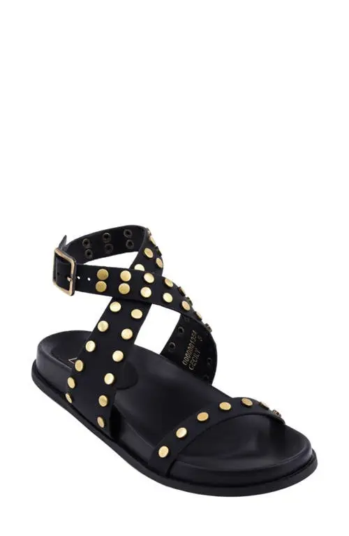 SHU SHOP Cicily Ankle Strap Sandal - Black